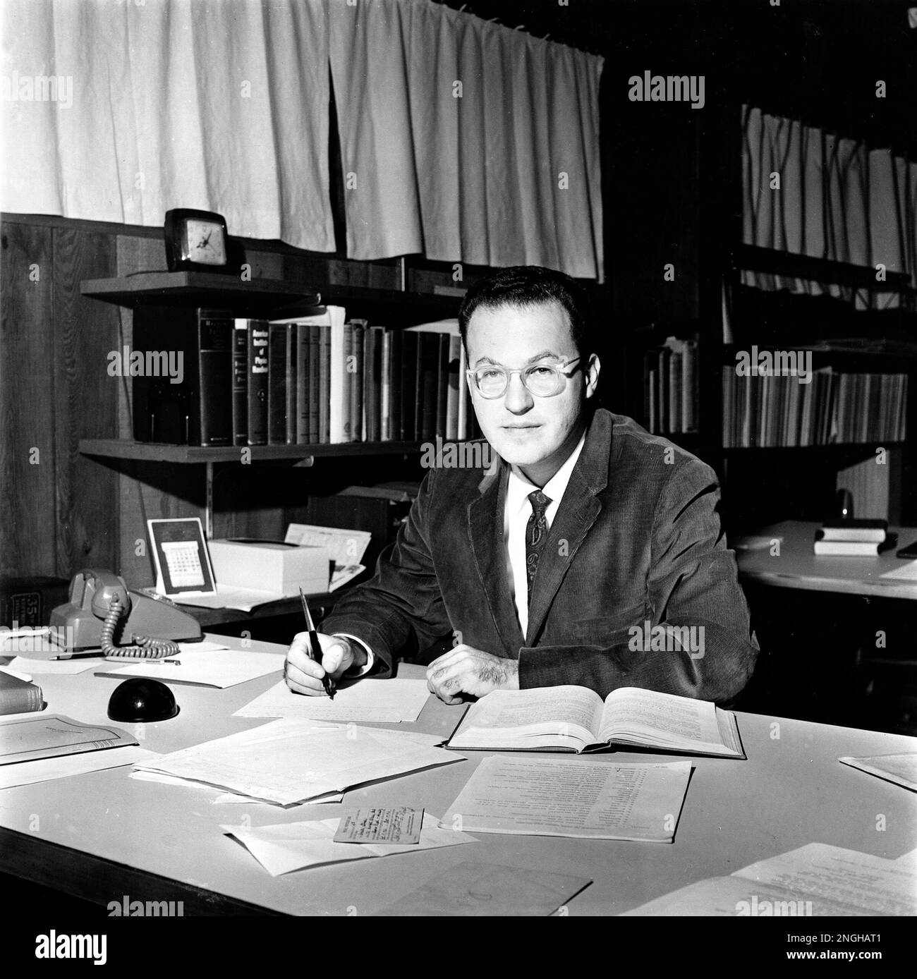 Dr. Donald A. Glaser, of the University of California, is shown in his ...