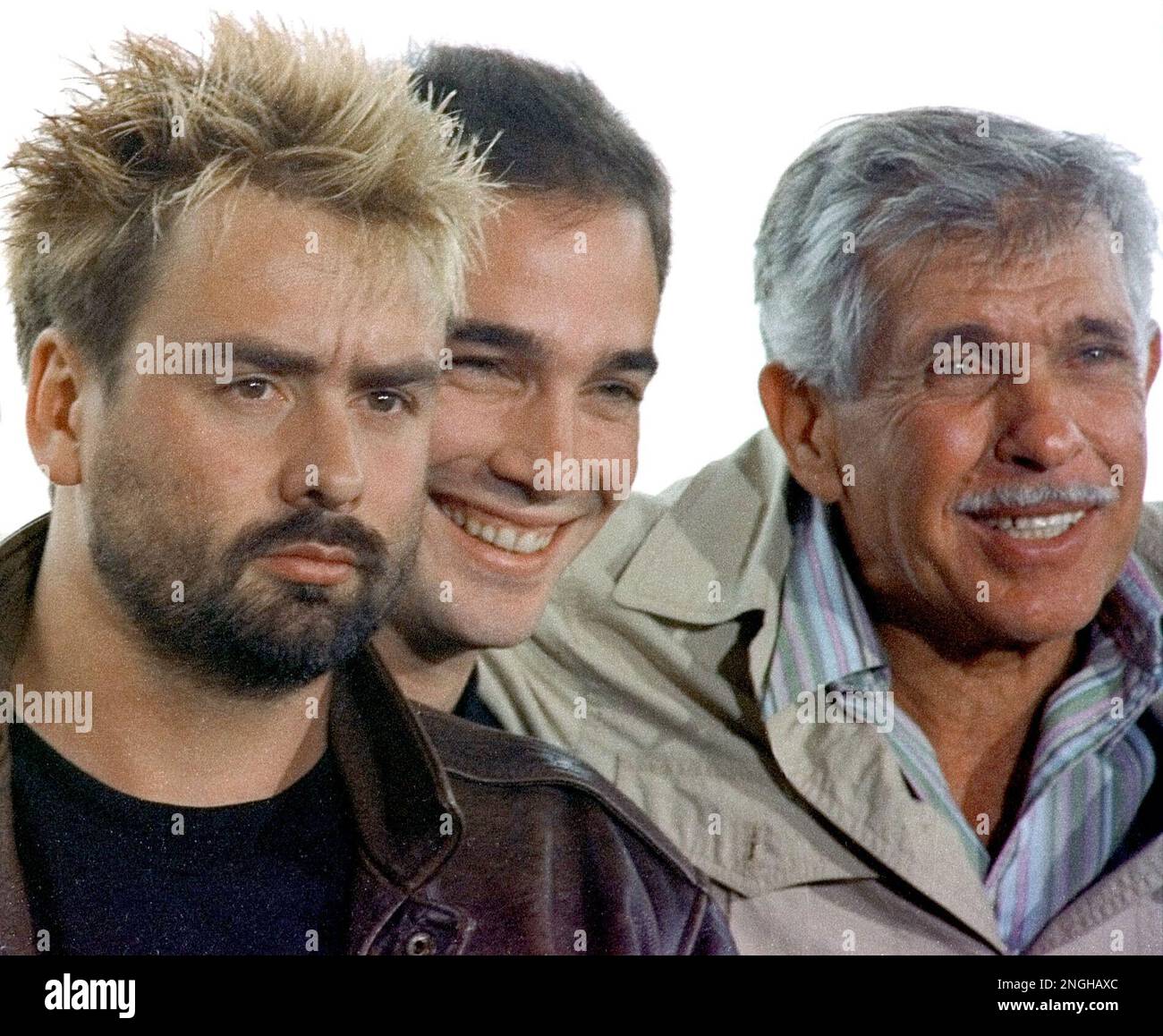 French diver Jacques Mayol, actor Jean-Marc Barr and director Luc ...