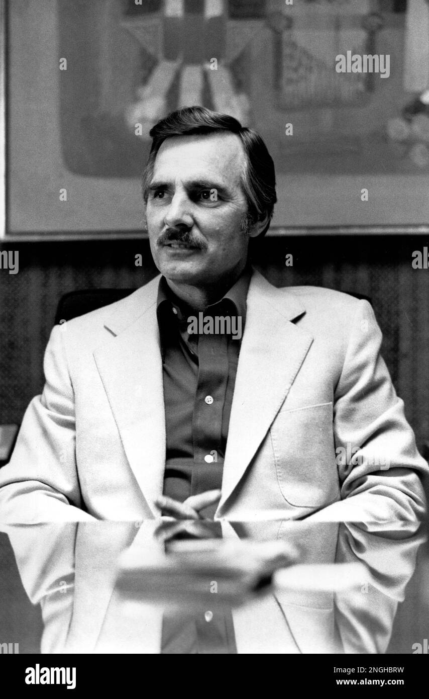 Actor Dennis Weaver, president of the Screen Actors Guild, is shown in ...