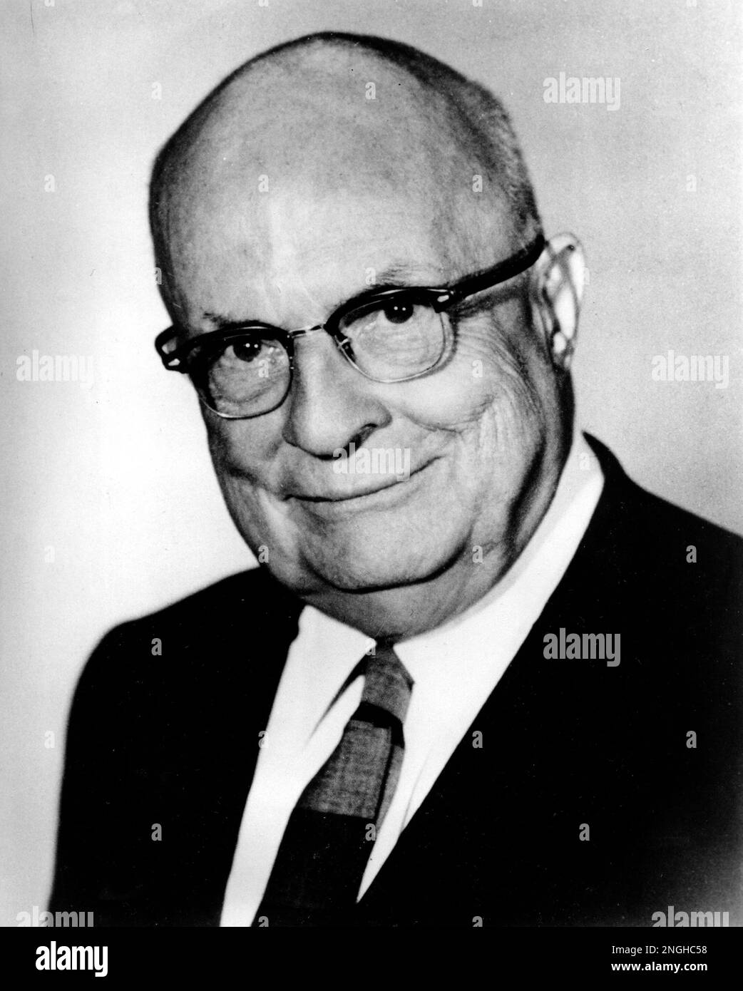 Henry J. Kaiser, founder of the Kaiser Steel Corporation, poses in 1966 ...