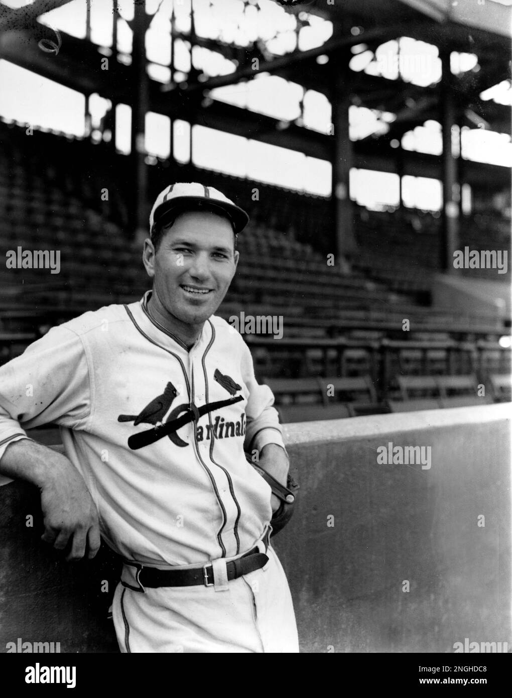 Dizzy Dean, pitcher for the St. Louis Cardinals, poses on June 3, 1936 ...
