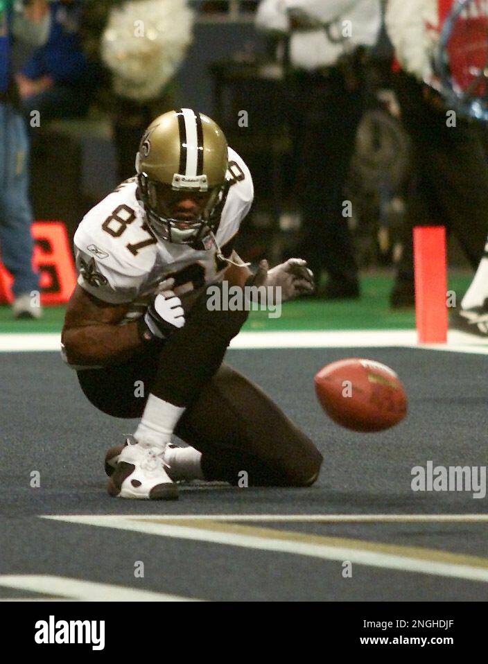 New Orleans Saints Joe Horn spins the ball after scoring a touchdown in ...