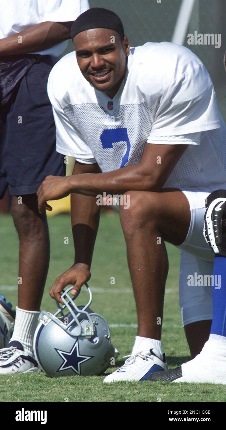 Dallas Cowboys quarterback Tony Banks is shown on July 23, 2001, during ...