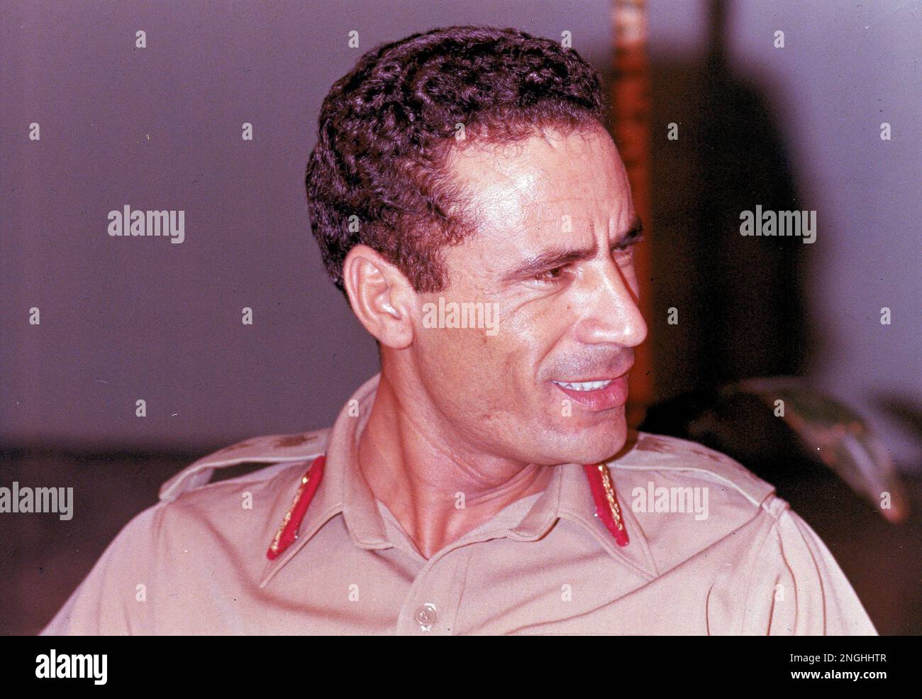 This is a 1970 photo of Libyan leader Moammar Gadhafi. (AP Photo Stock ...