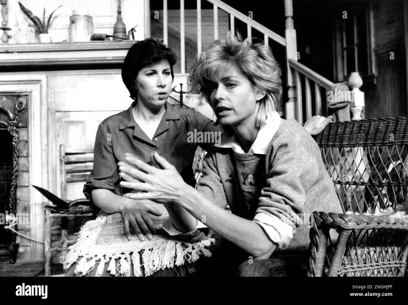 Farrah Fawcett, right, is shown in a scene with Joyce Reehling during ...