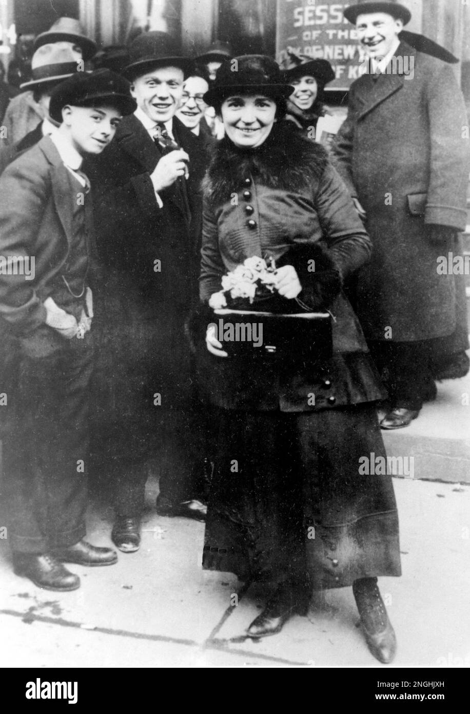 Founder of the birth-control movement Margaret Sanger poses before ...