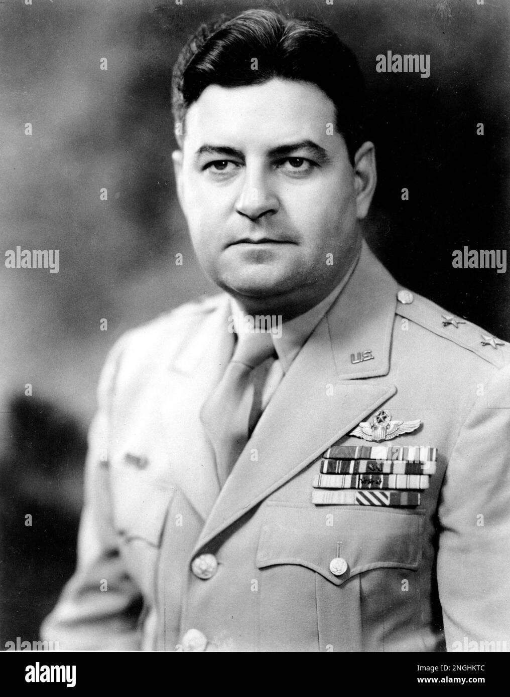 U.S. Air Force Lt. Gen. Curtis E. LeMay poses in uniform in 1944 during ...