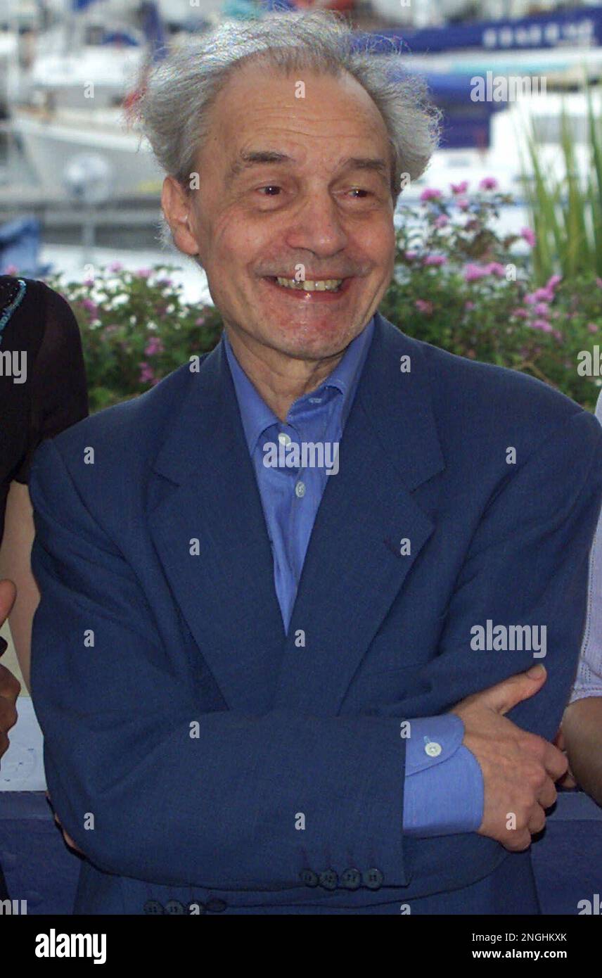 French director Jacques Rivette poses during a photo session for his ...