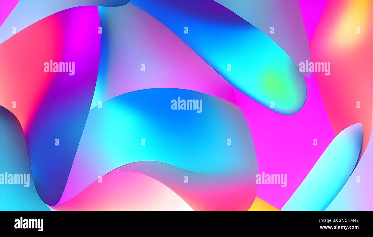 Modern Abstract Colorful Translucent Art Background Wallpaper Stock Photo - Alamy