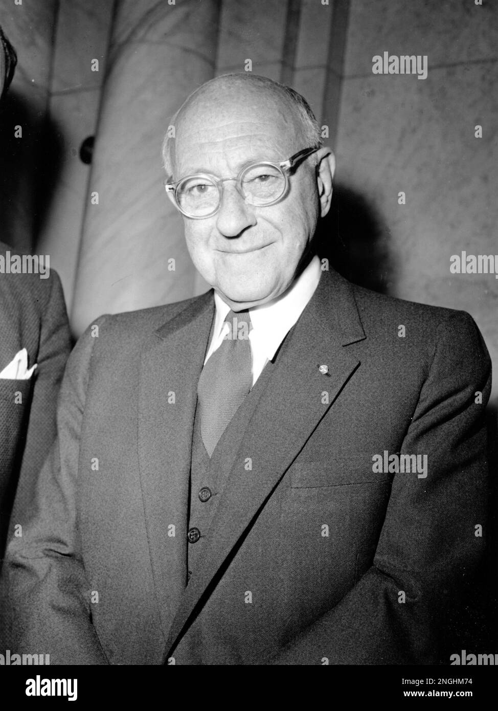 Film producer and director Cecil B. De Mille is photographed in 1957 at an unknown location. (AP ...