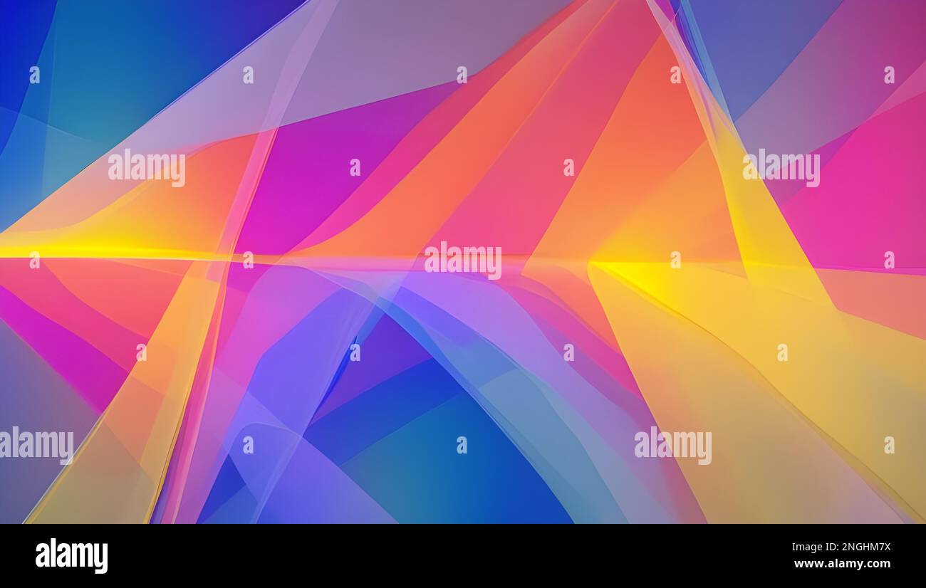 Modern Abstract Colorful Translucent Art Background Wallpaper Stock ...