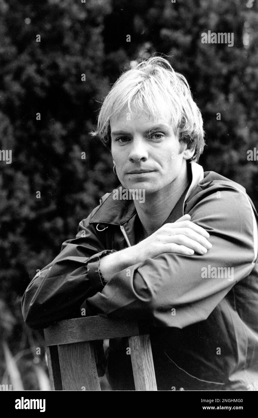 Sting, lead singer of the British rock group Police, poses in Los ...