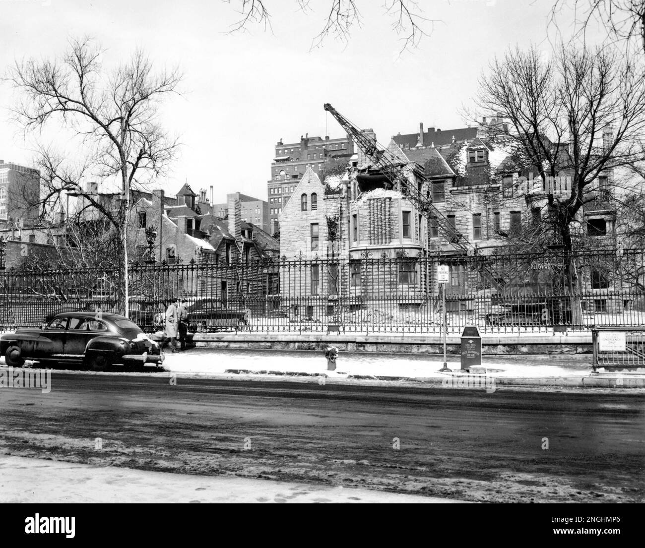 This is a general view of the Edith Rockefeller McCormick mansion with ...