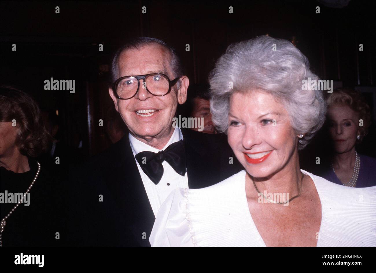 Actor and comedian Milton Berle is shown with his wife, Ruth, at the ...