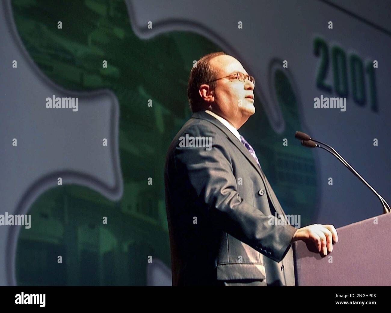 James Rasulo, chairman and CEO of Euro Disney SCA, addresses ...