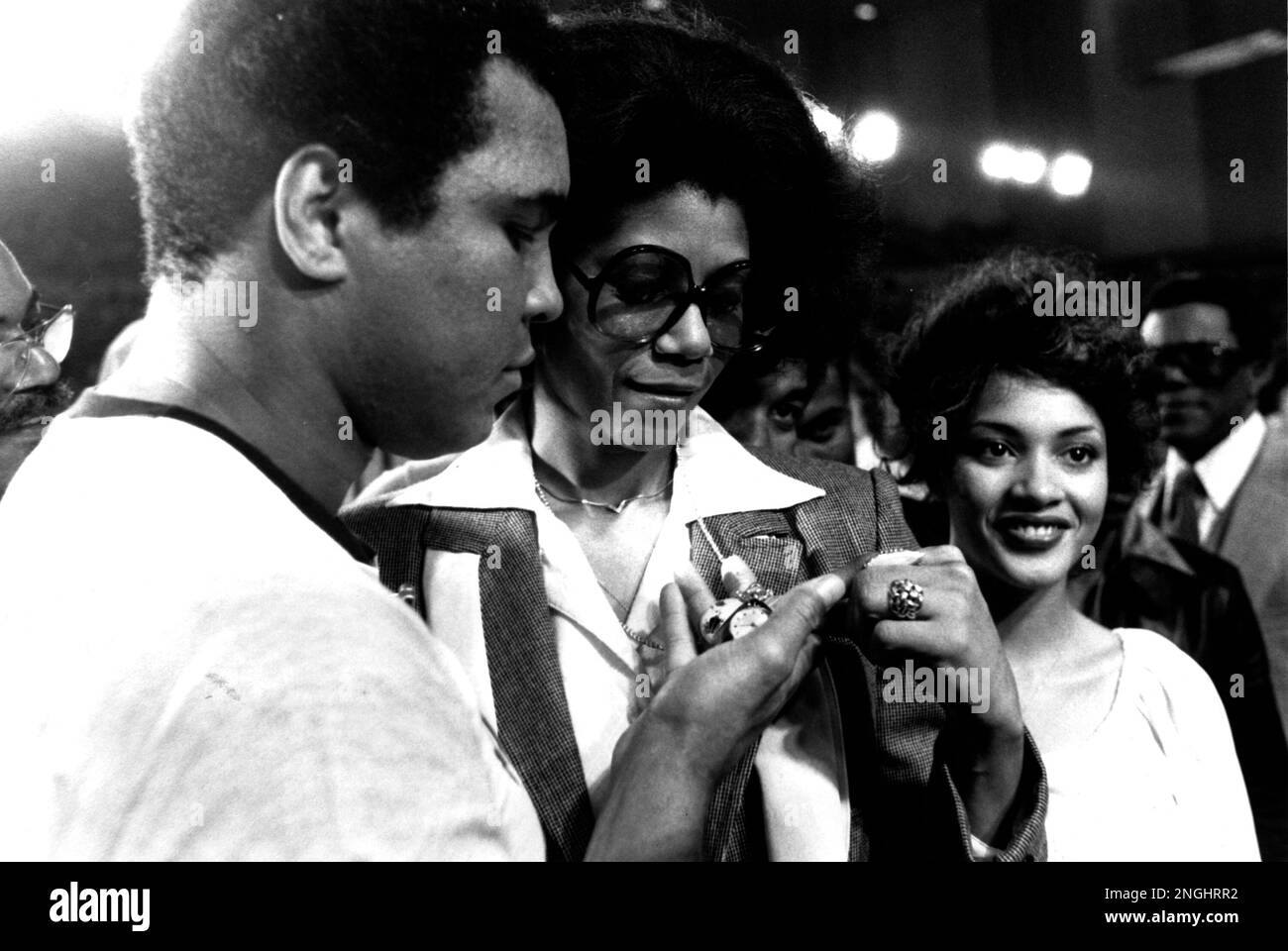 Wilma Rudolph, honorary queen of the Muhammad Ali Invitational Indoor ...