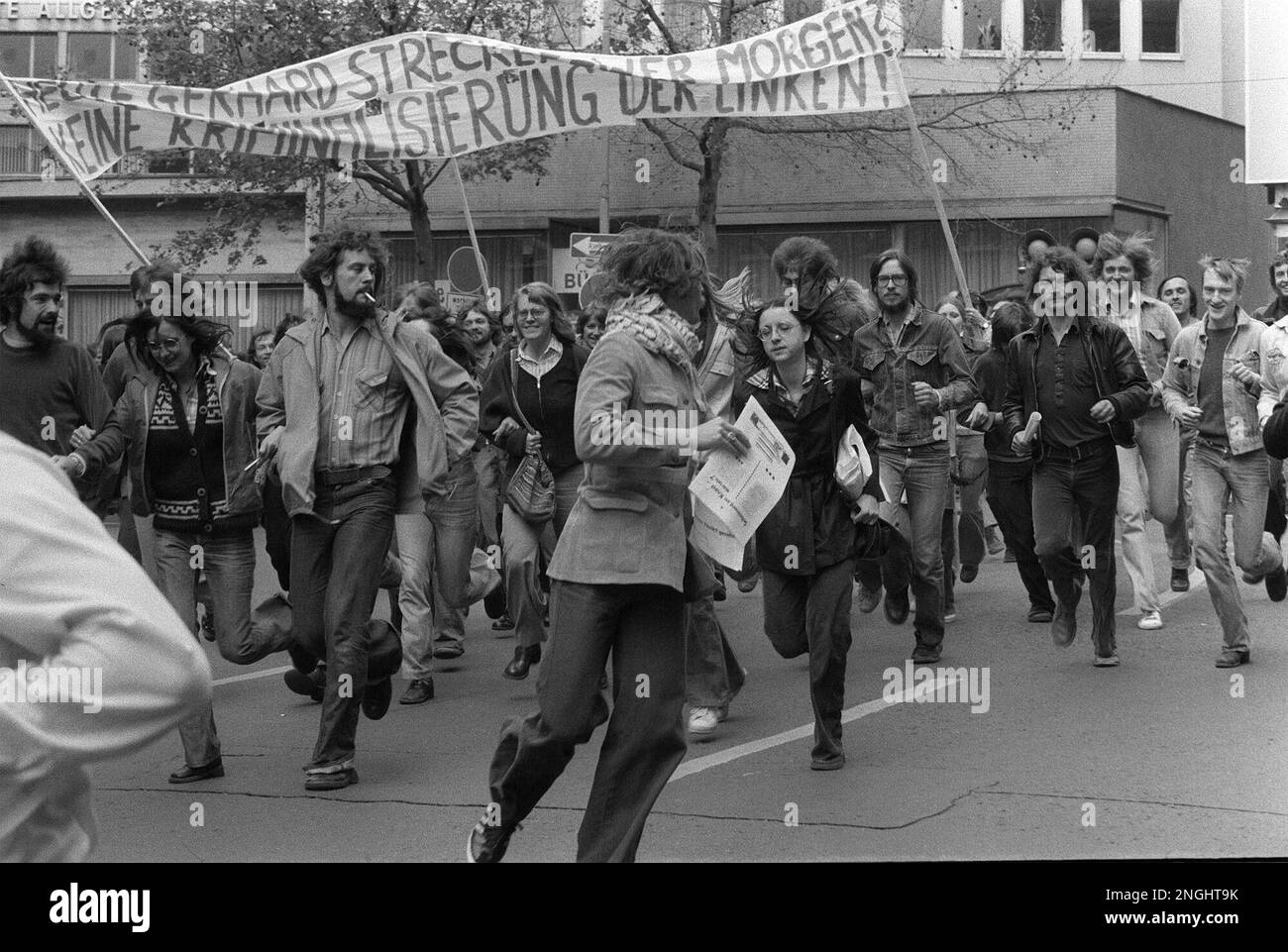 Demonstration am 22. Mai 1976 in Frankfurt am Main, fuer die ...
