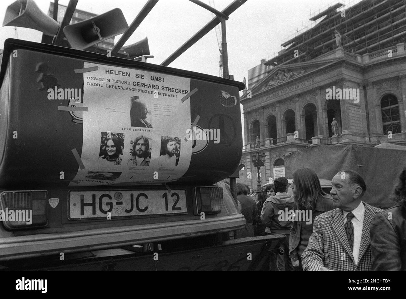 Demonstration am 22. Mai 1976 in Frankfurt am Main, fuer die ...