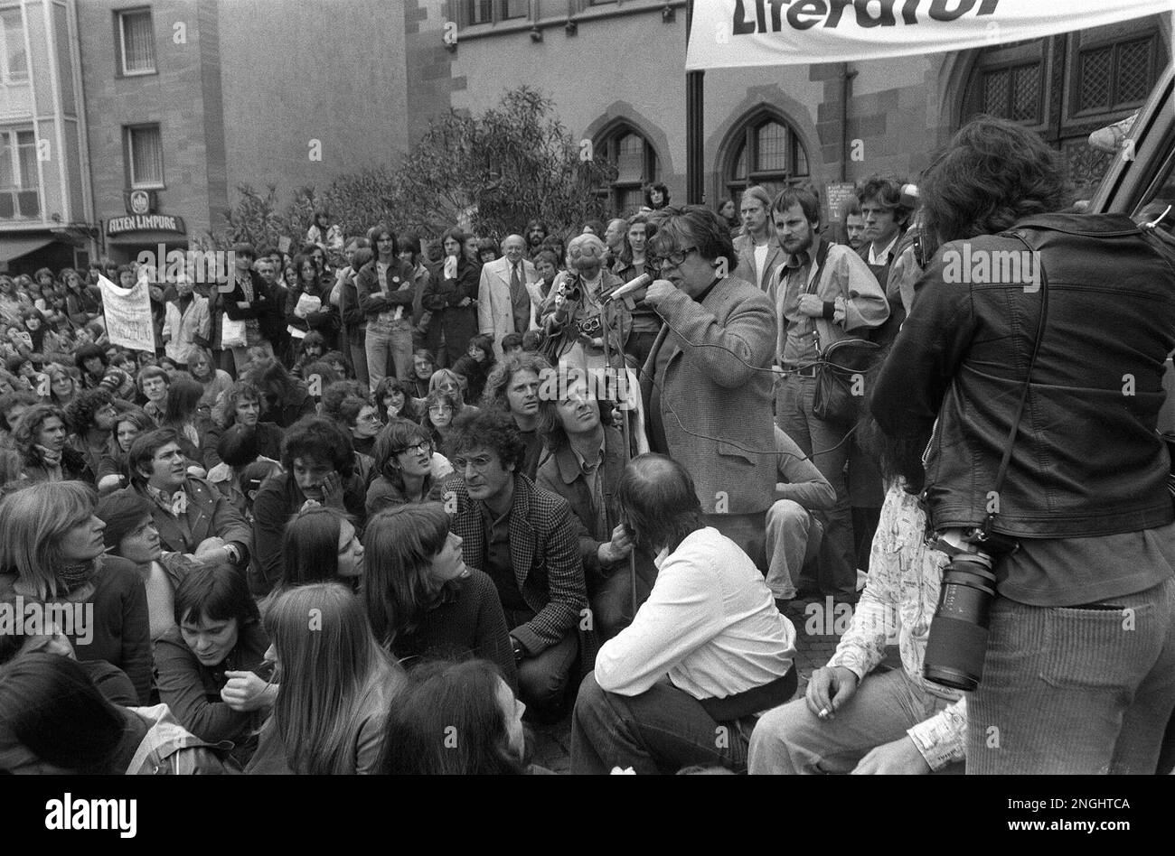 Demonstration am 22. Mai 1976 in Frankfurt am Main, fuer die ...