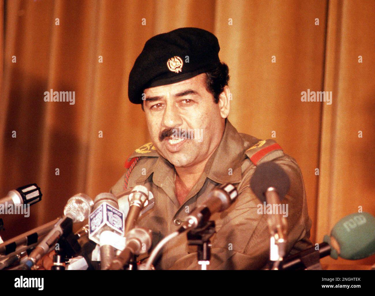 This is a Nov. 2, 1980 photo of Iraqi President Saddam Hussein. (AP ...