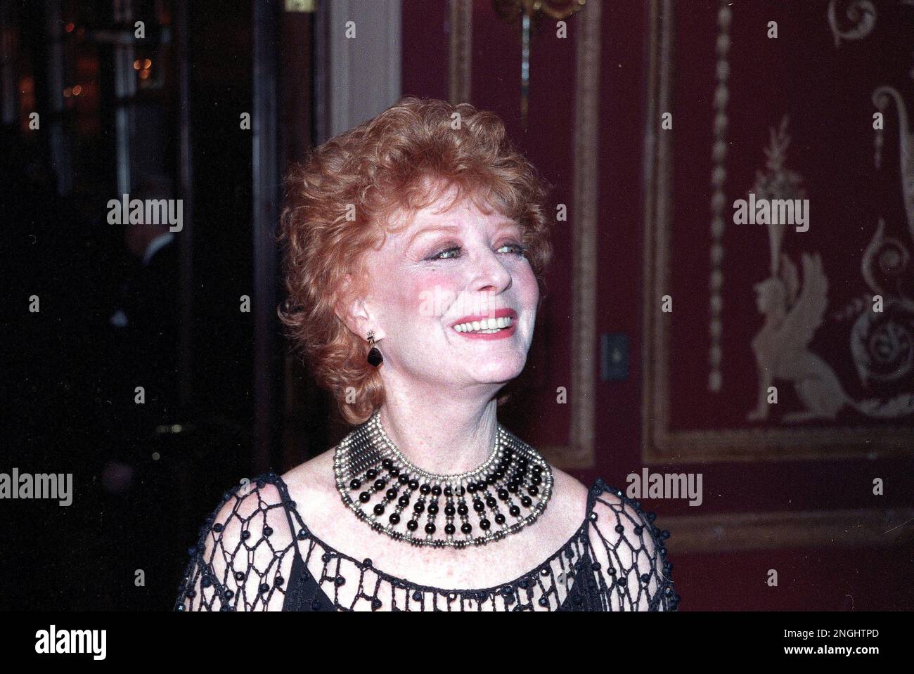 Gwen Verdon, singer actress and dancer, is pictured at a Friars Club ...