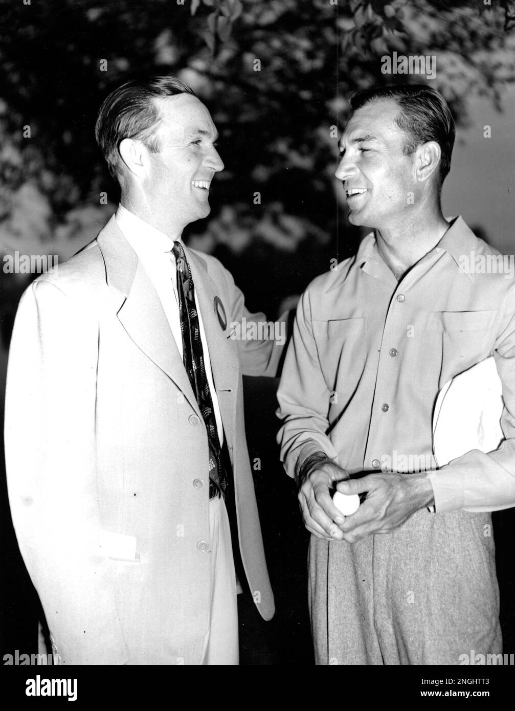 Ben Hogan, right, and his brother, Royal Hogan of Fort Worth, Texas ...