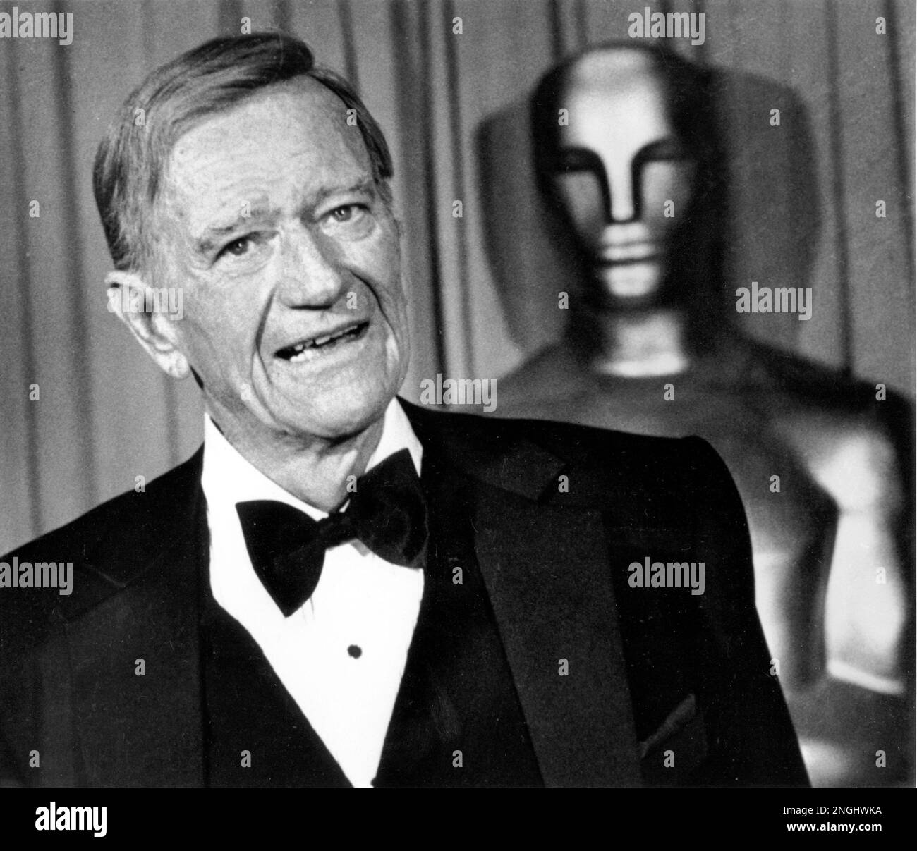 Actor John Wayne is shown at the 51st Annual Academy Awards in ...