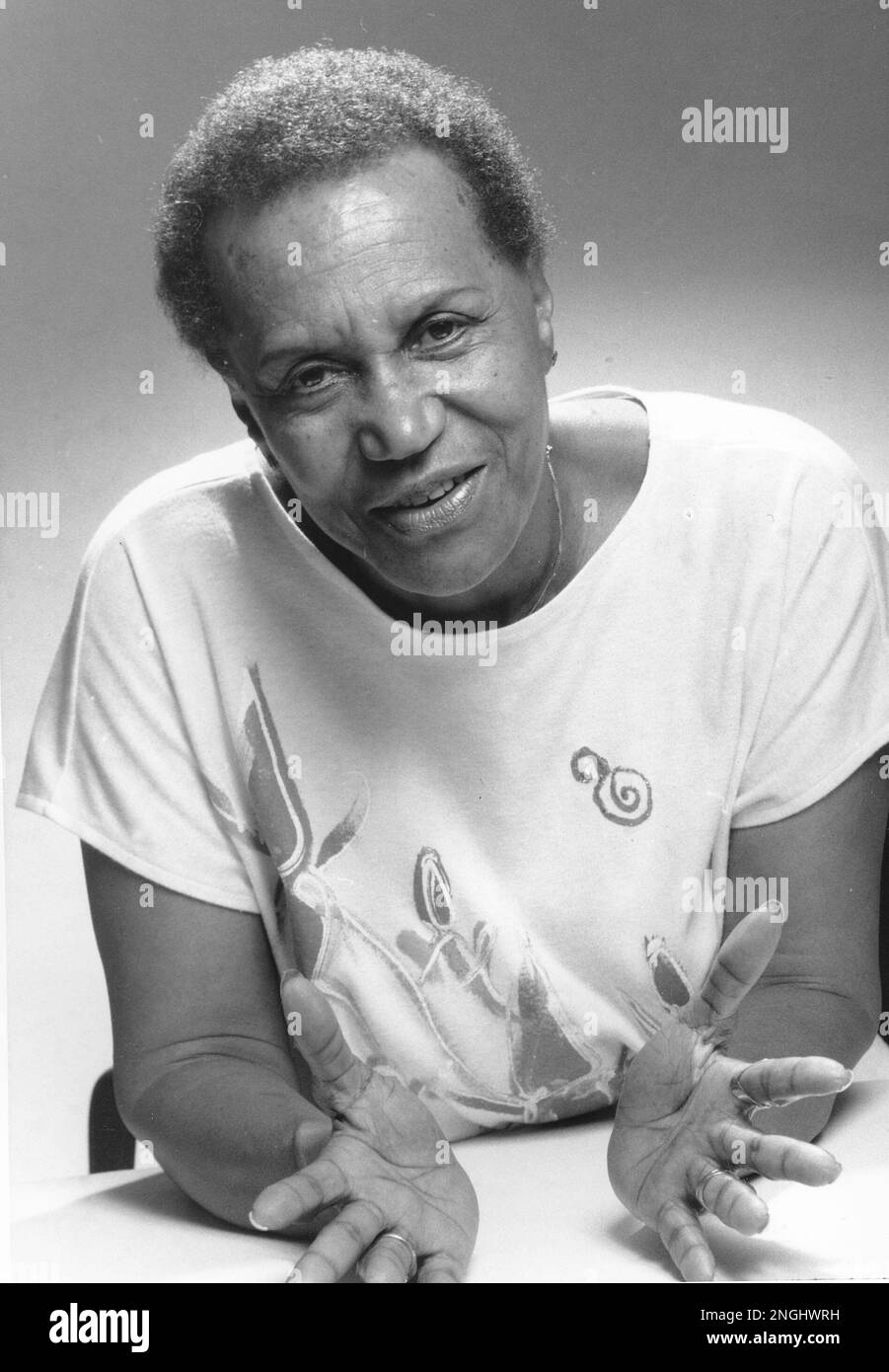 Stage and television actress Clarice Taylor is photographed after an ...