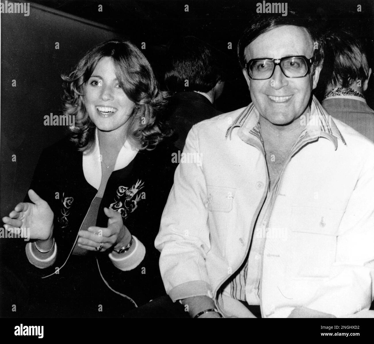 British actor Peter Sellers and his wife and actress Lynne Frederick ...