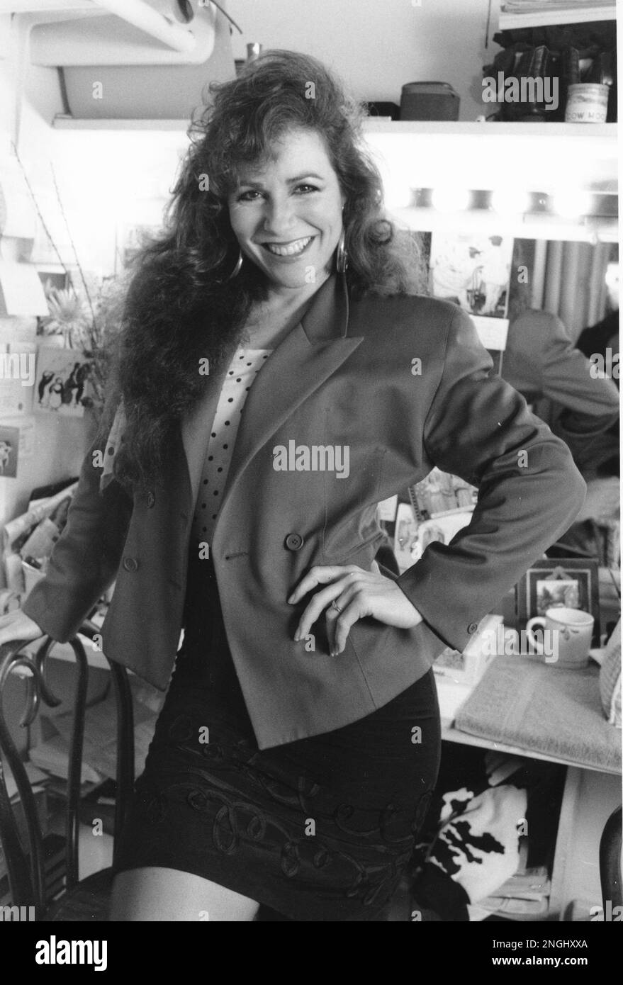 Actress Debbie Shapiro is photographed in her dressing room at the ...