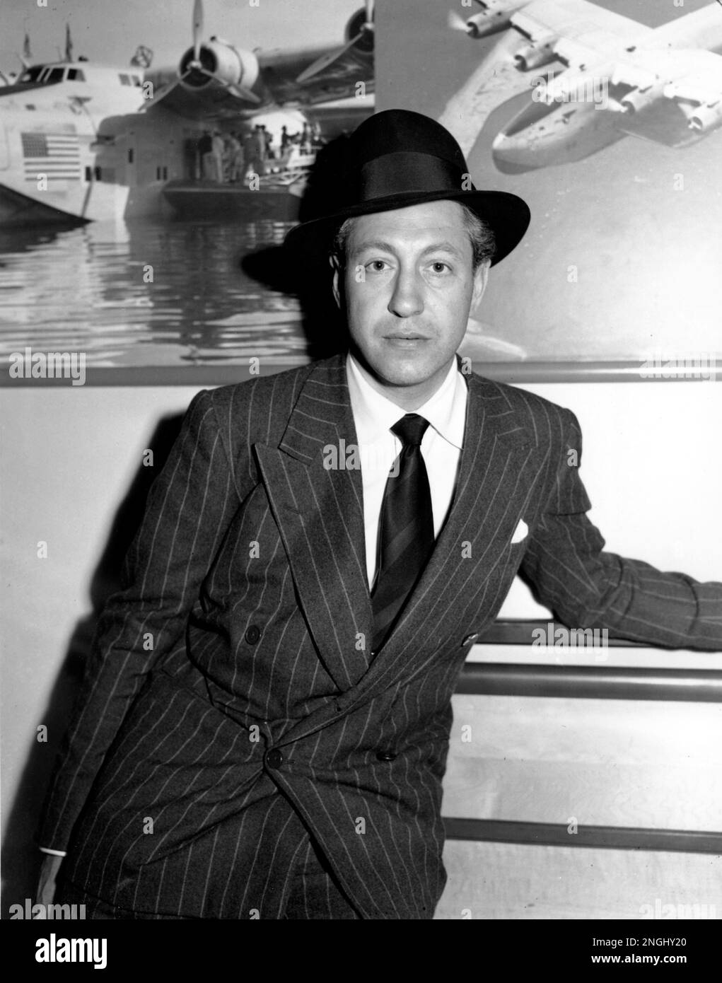 William S. Paley, President of CBS, is photographed as he arrived at La ...