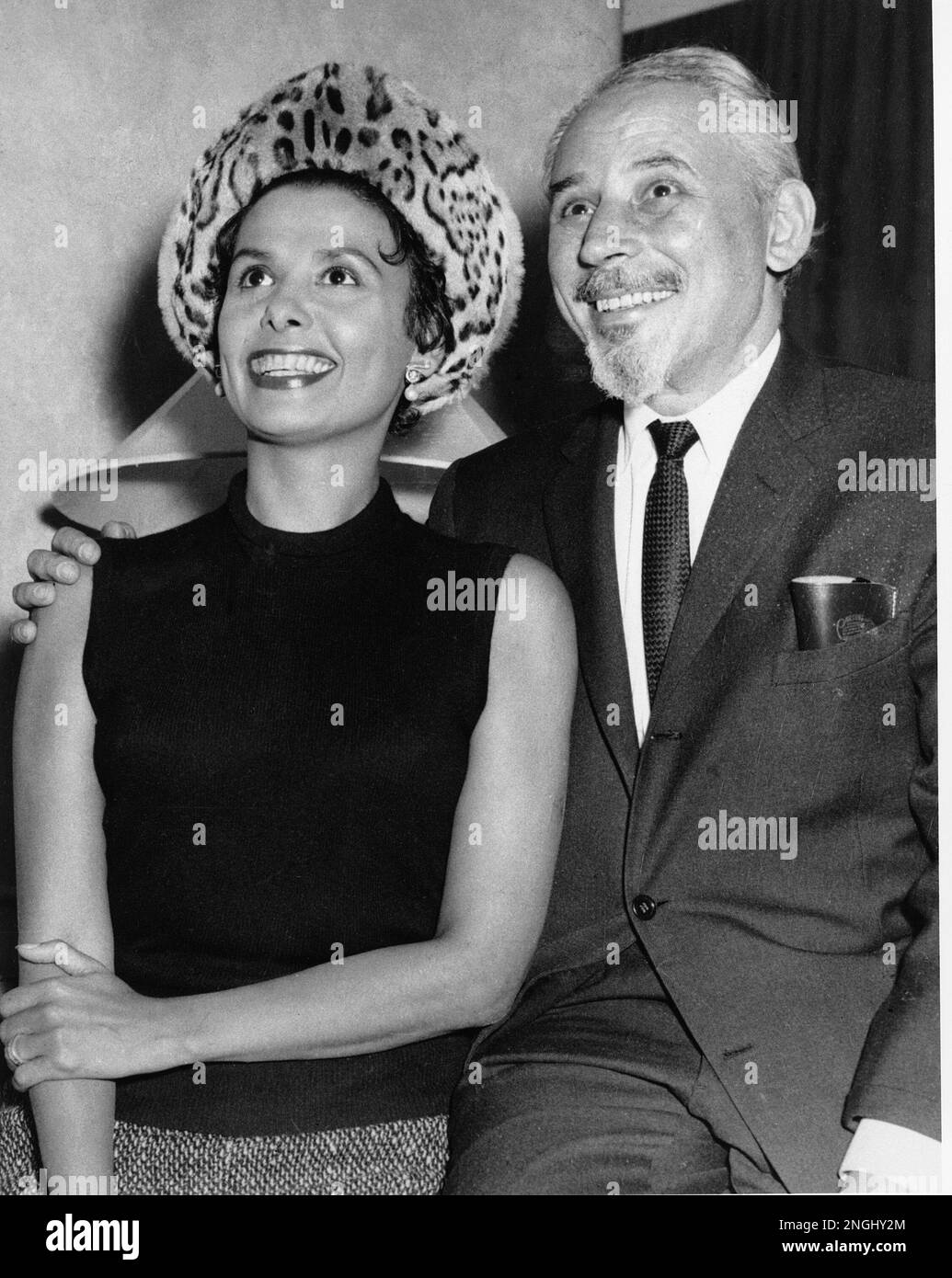 Singer and actress Lena Horne and her husband Lennie Hayton are ...