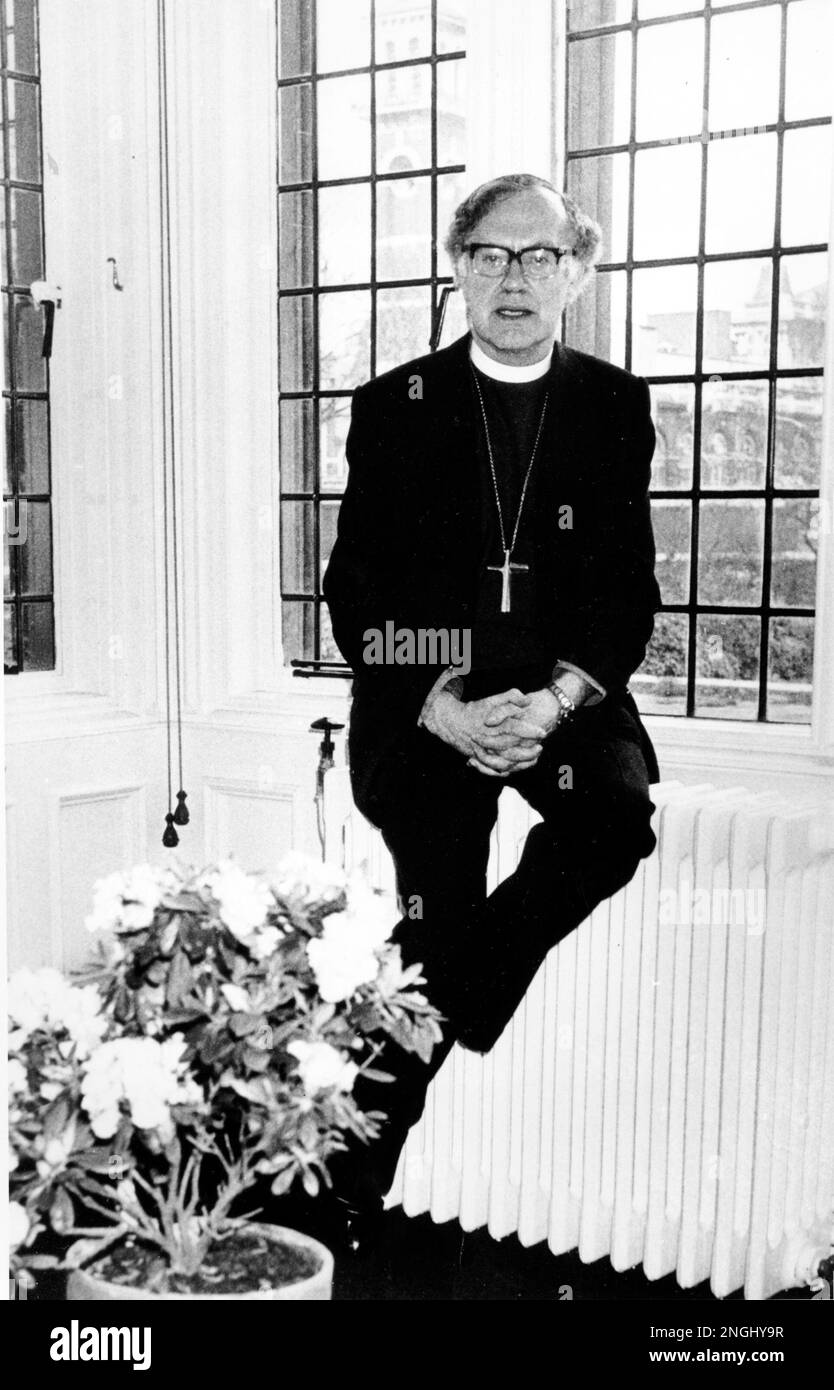 The Most Rev. Robert Runcie poses one week before his installation as ...