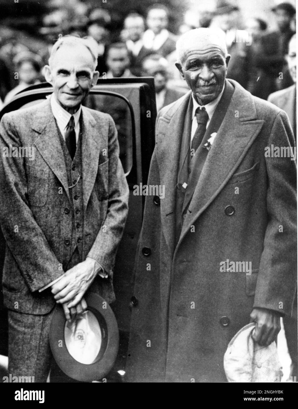 Industrialist Henry Ford, left, poses with agricultural scientist Dr ...