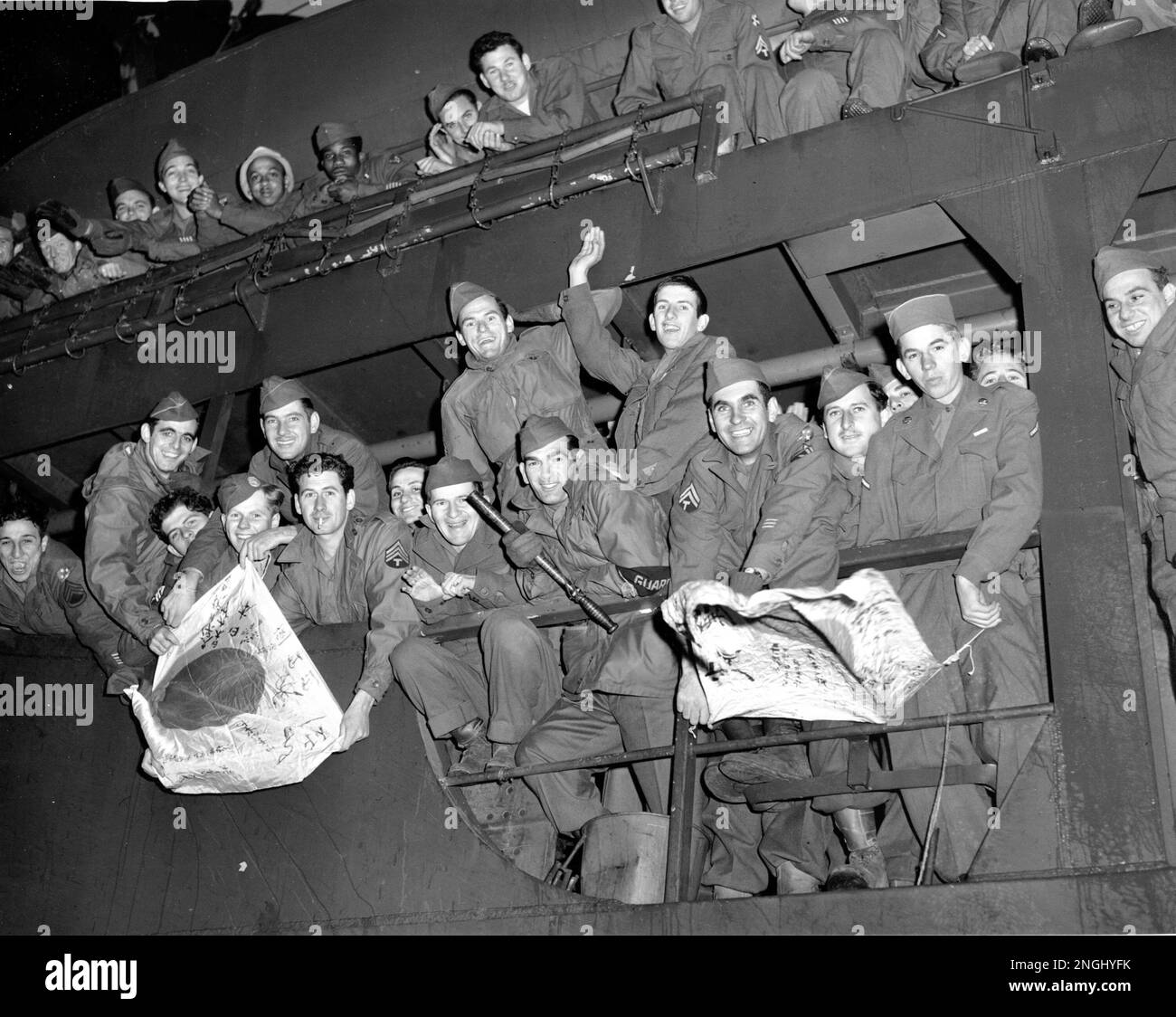 The last of the American troops stationed in the Pacific during World ...