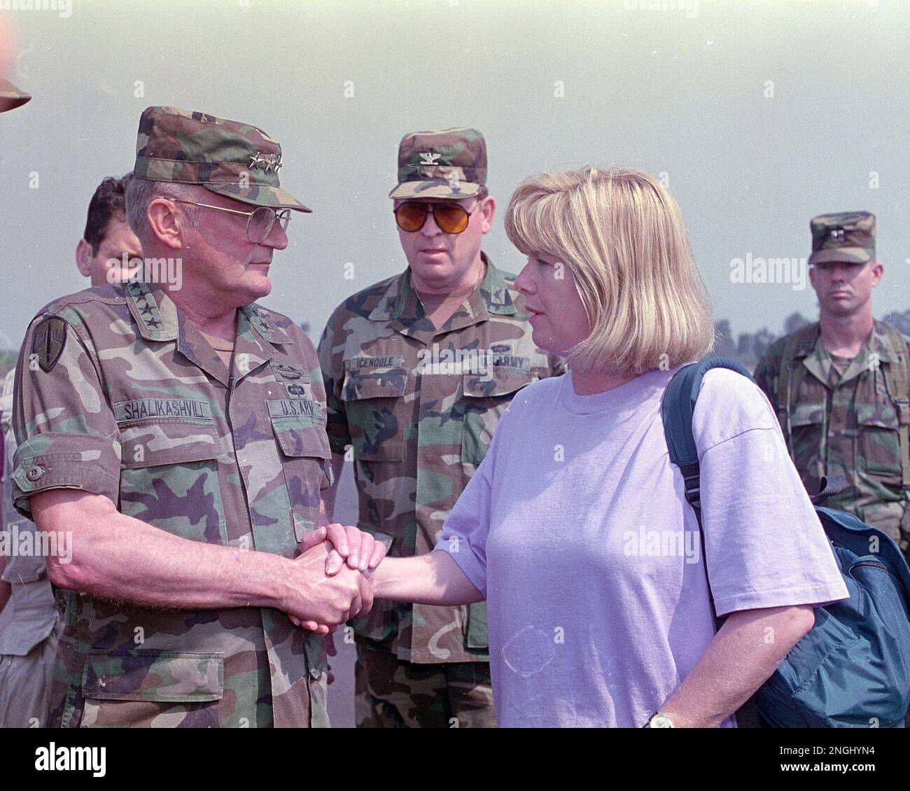 U.S. Chairman of the Joint Chief of Staff, Gen. John Shalikashvili ...