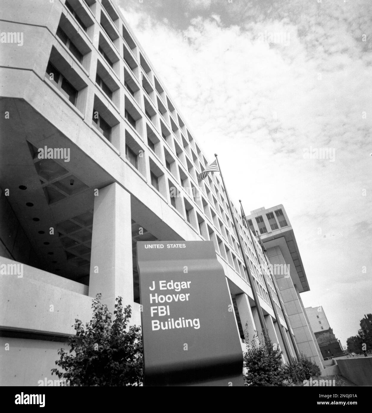 This is an Aug. 1977 photo of the facade of the J. Edgar Hoover FBI ...