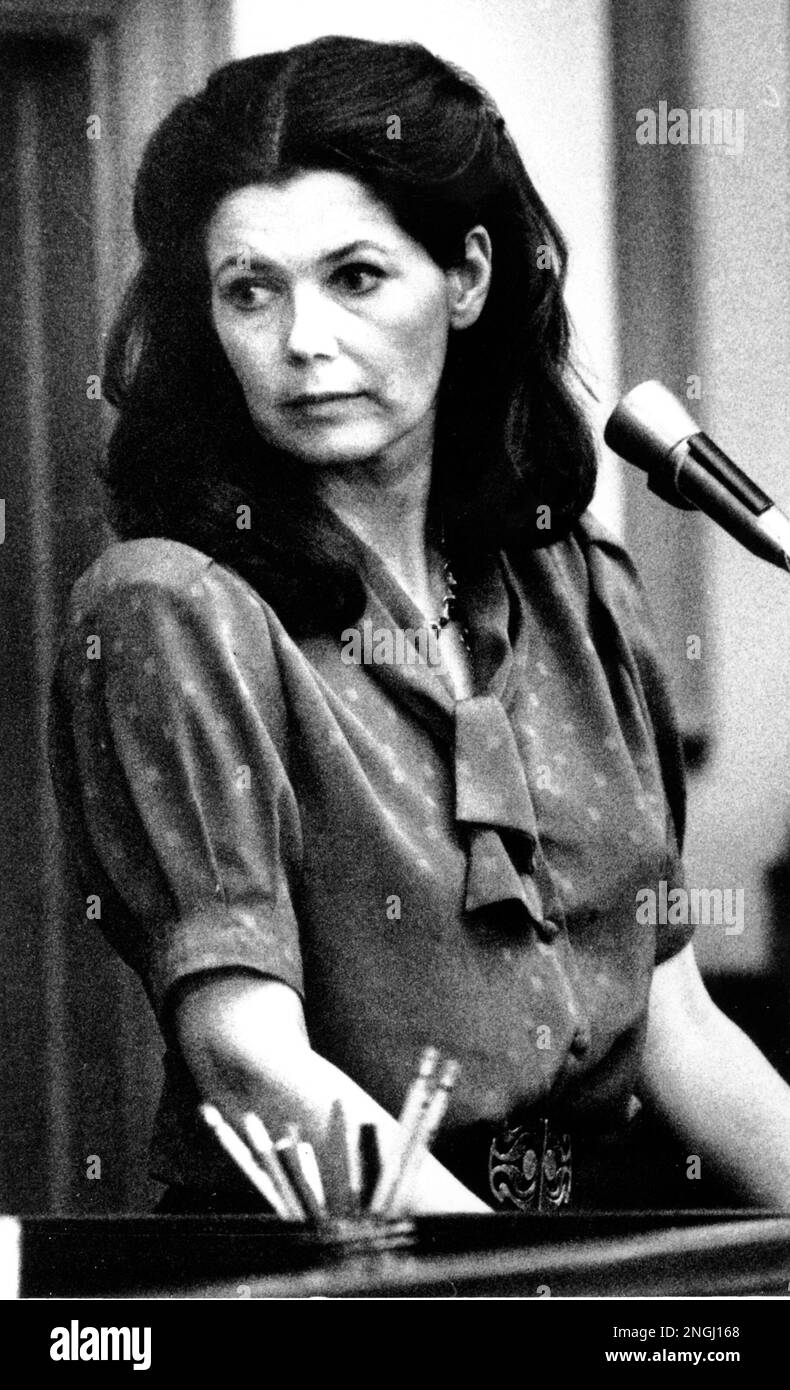 Alexandra Isles, former mistress of Claus von Bulow, reacts while ...