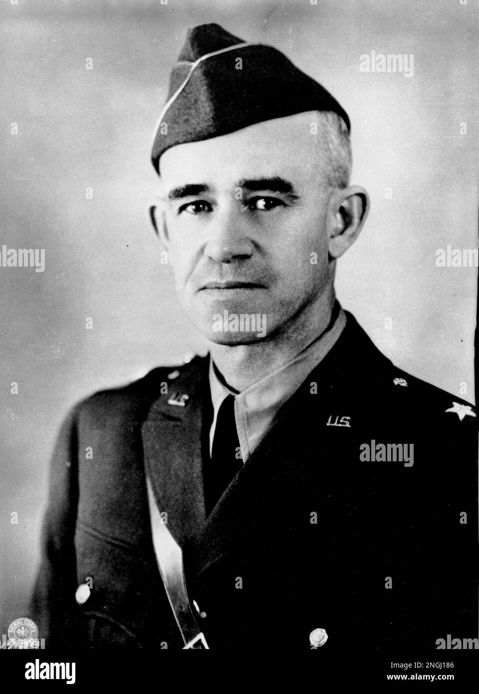 This is a 1941 photo of U.S. Brig. Gen. Omar N. Bradley at an unknown ...