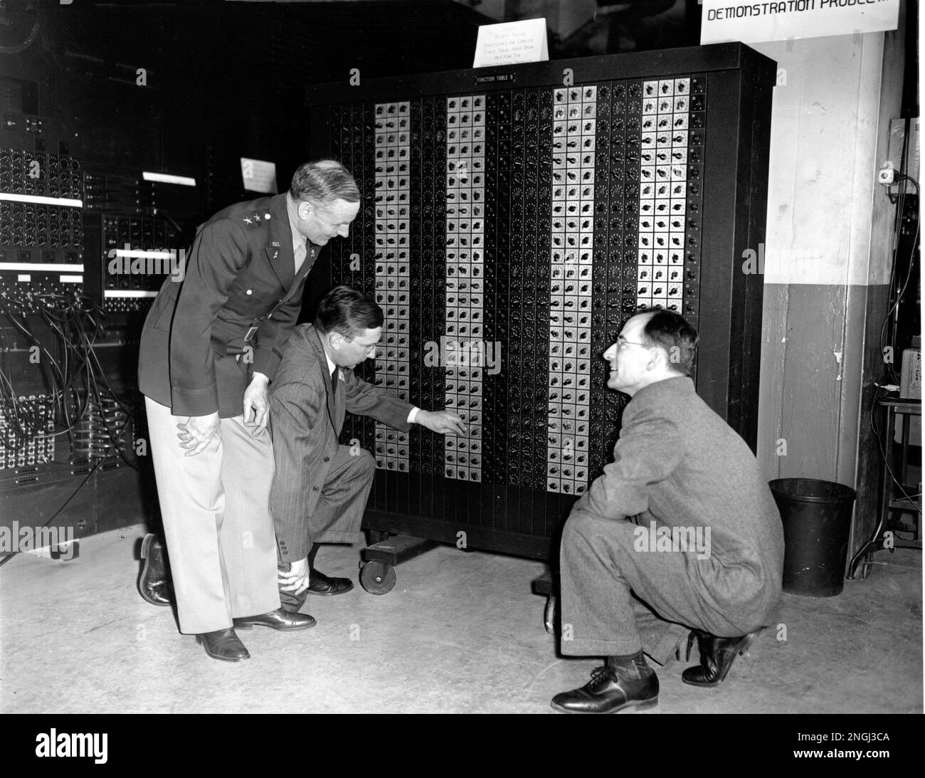 U.S. Army Maj. Gen. Gladeon M. Barnes, Dr. John G. Brainerd, and Dr ...