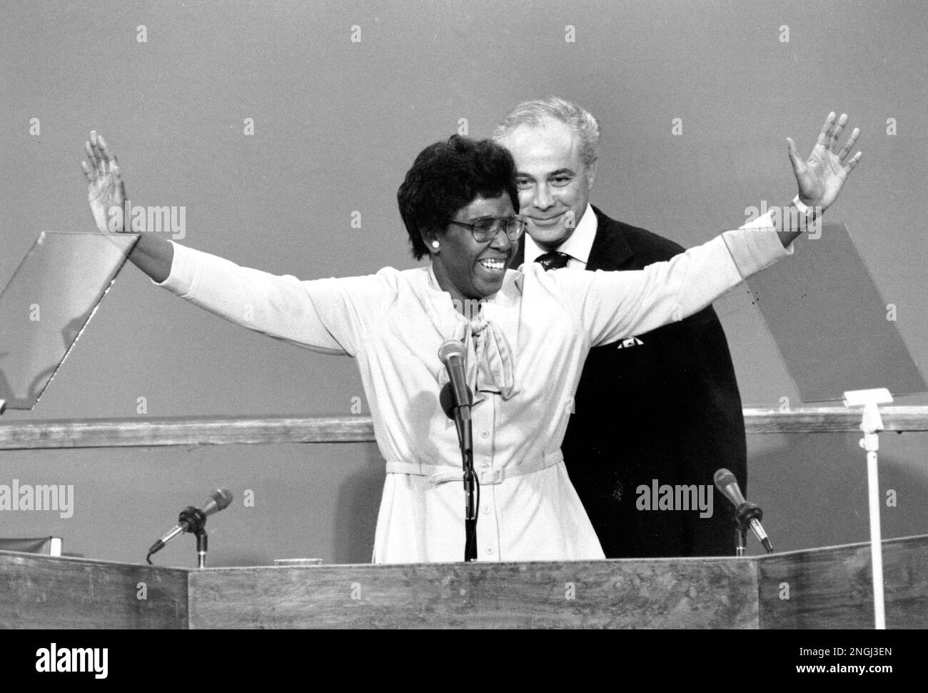 U.S. Rep. Barbara Jordan of Texas responds to plaudits of the ...