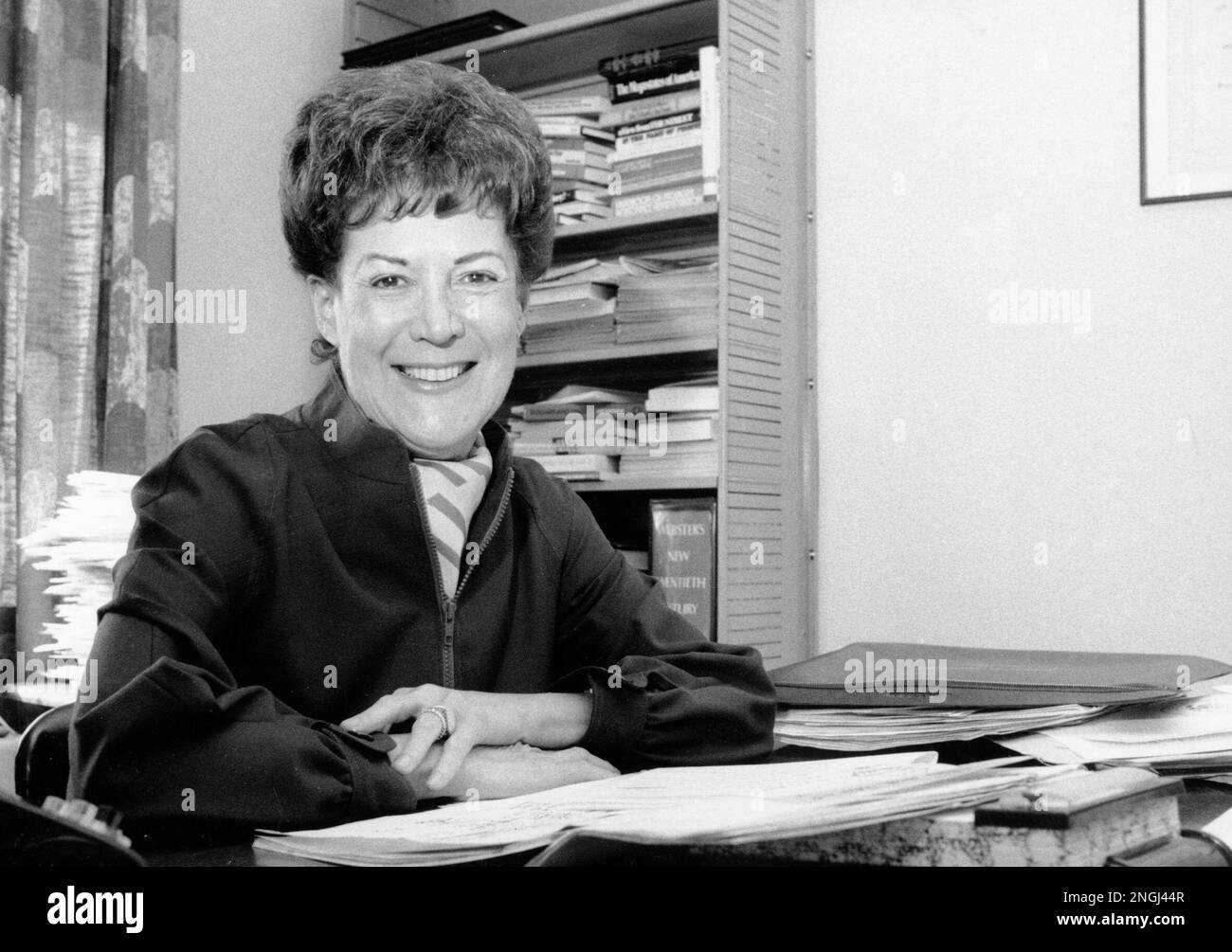 Economics expert and syndicate columnist Sylvia Porter poses in her New ...