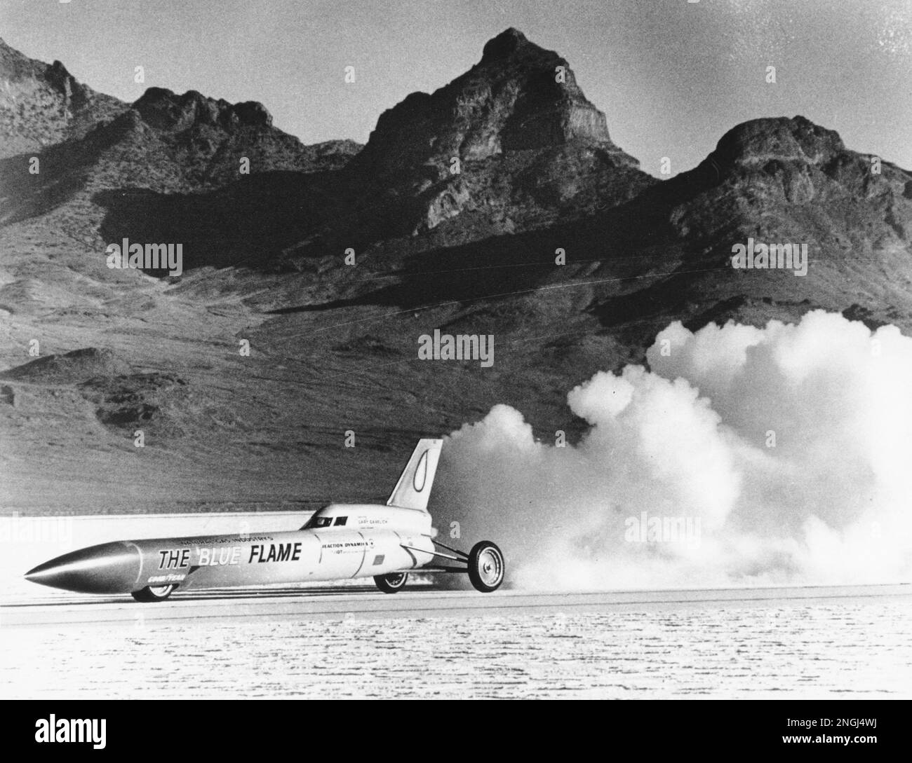 The Blue Flame is shown as it performs test runs just before 30-year ...