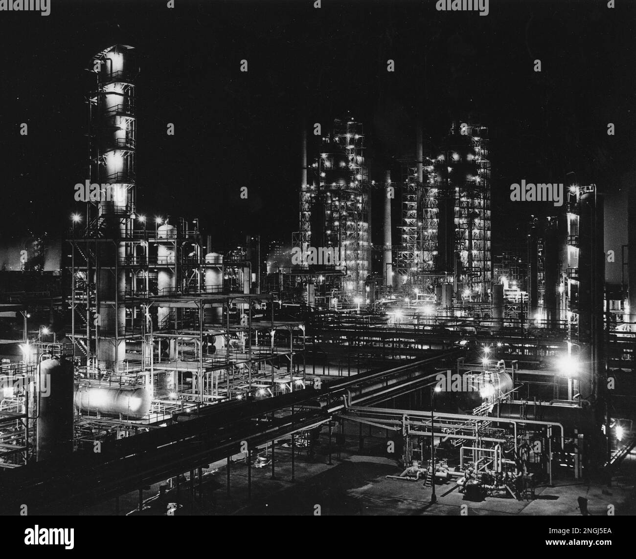 This photo shows Exxon's oil refinery in Baton Rouge, La., the nation's ...