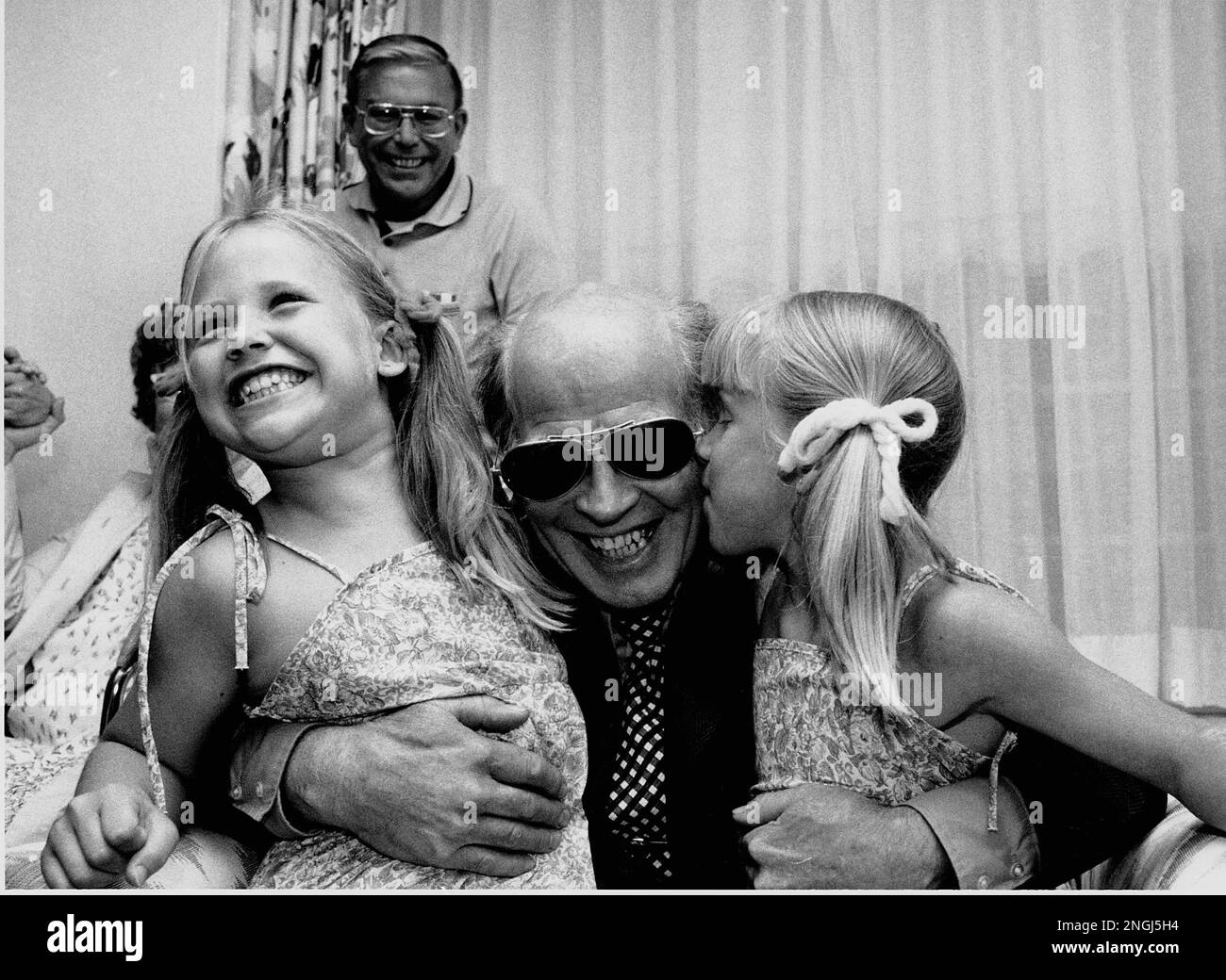 Edwin Robinson, whose sight was restored after nine years of blindness ...