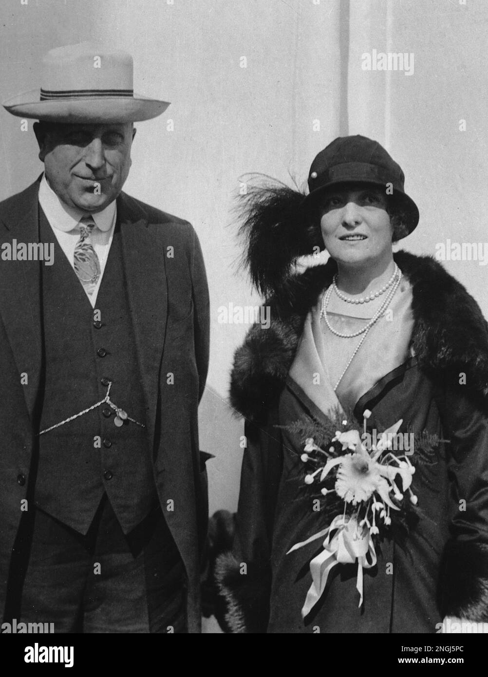 This is a 1923 photo of William Randolph Hearst and his wife Millicent ...