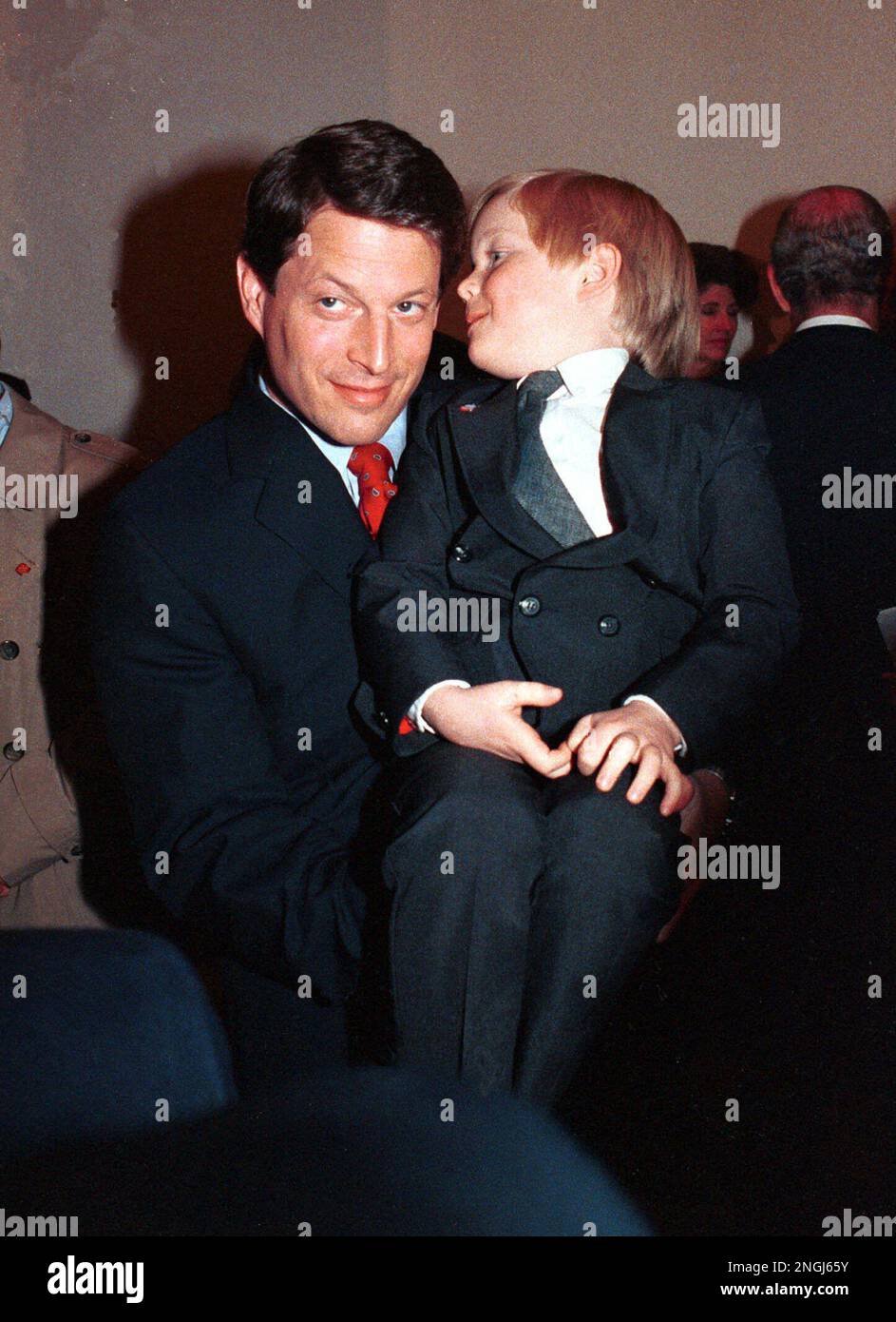 Albert Gore III is escorted out of the Johns Hopkins Hospital by his ...