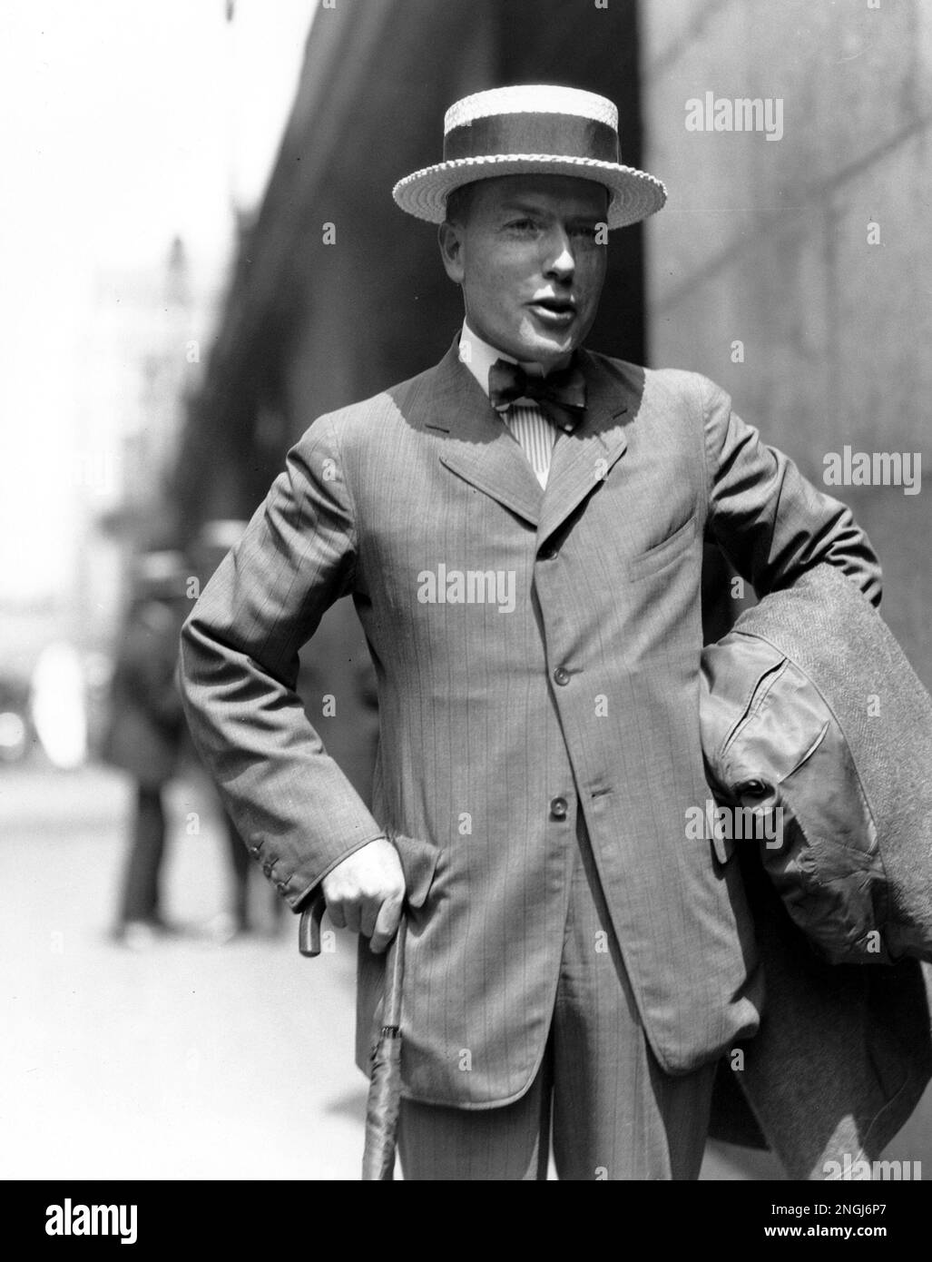 John D. Rockefeller Jr., is pictured outside Grand Central Station in ...