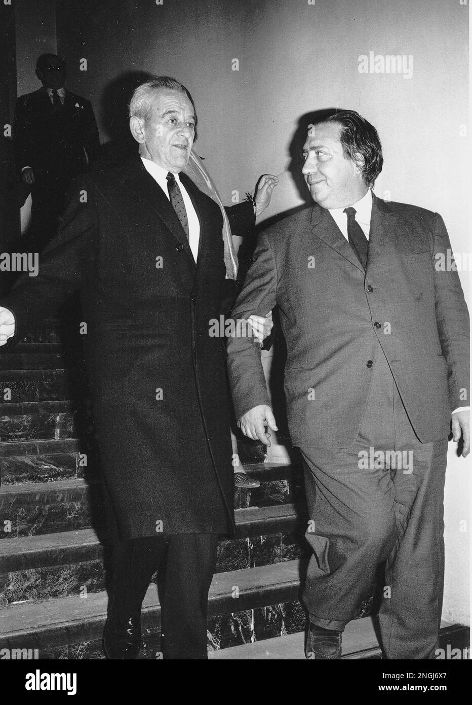 American director William Wyler arrives at the Paris Cinematheque in ...