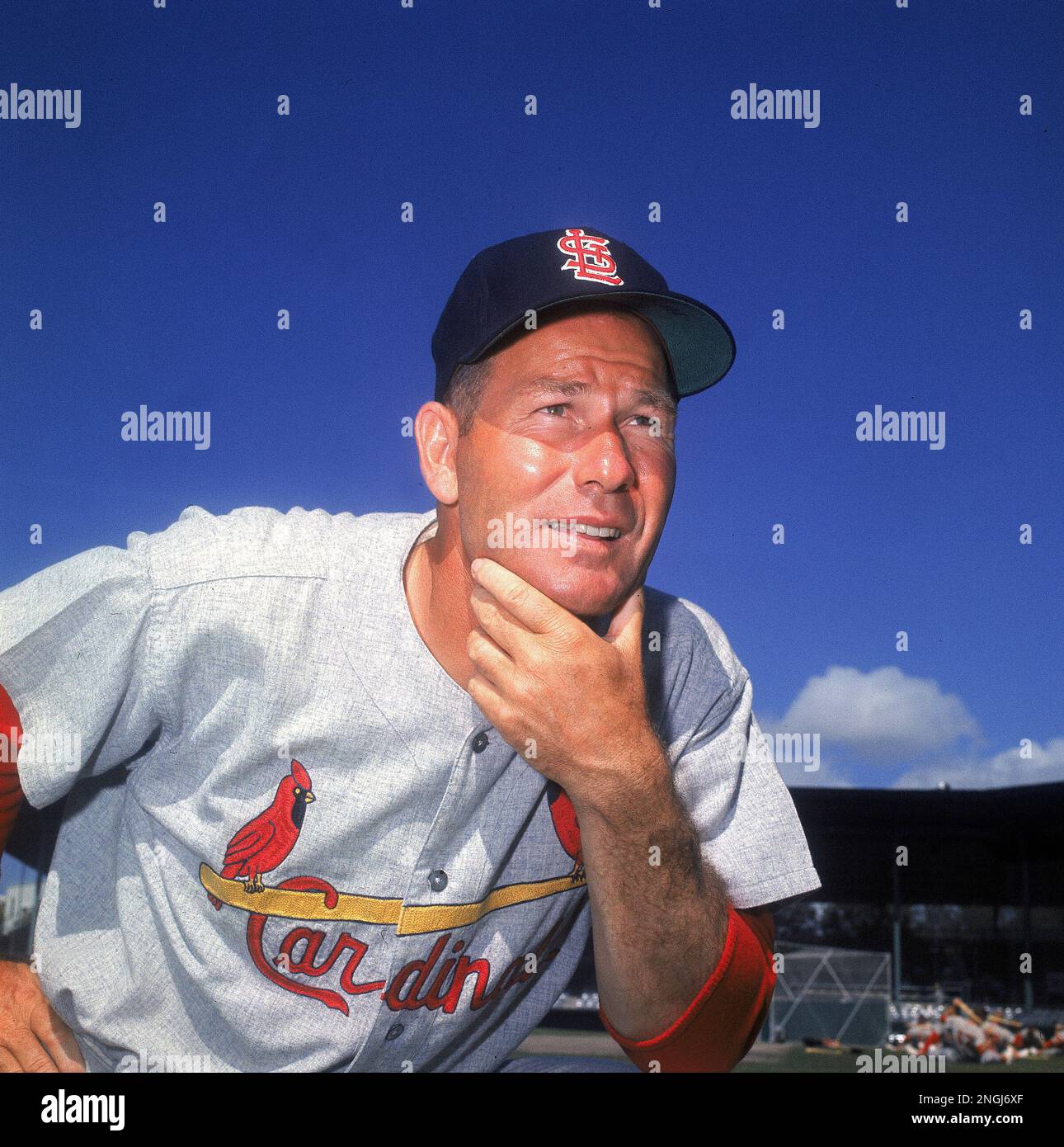 A 1959 photo of St. Louis Cardinal baseball team manager Solly Hemus ...